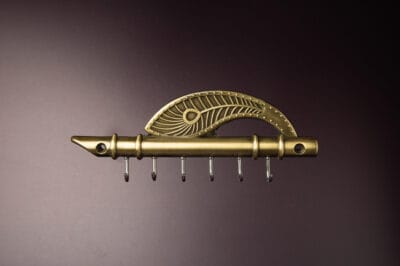 Metal Flute with Quill Key holder | Key holders |Athulyaa