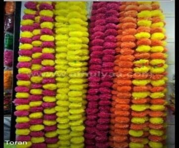 Artificial Marigold Strings - Athulyaa