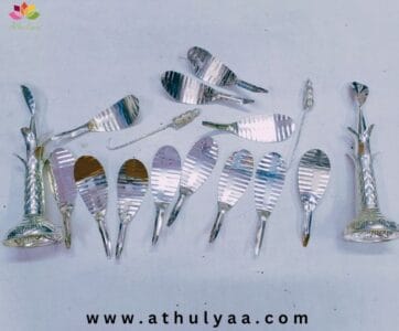 German Silver Banana tree Pair- Aadi Special – Athulyaa