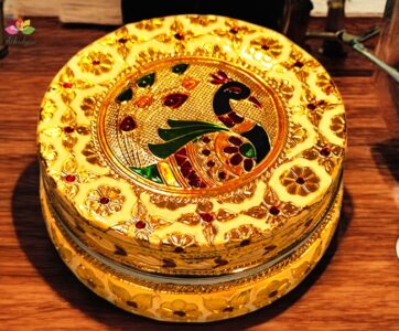 New Peacock Minakari Box – Athulyaa