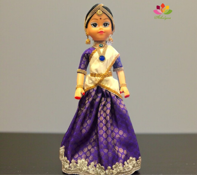 Half Saree or Puberty Function Doll | Wedding Gifts Online | Athulyaa